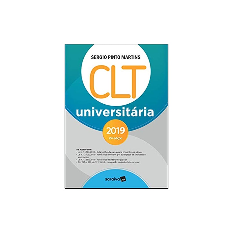 Livro - Clt Universitária - Saraiva