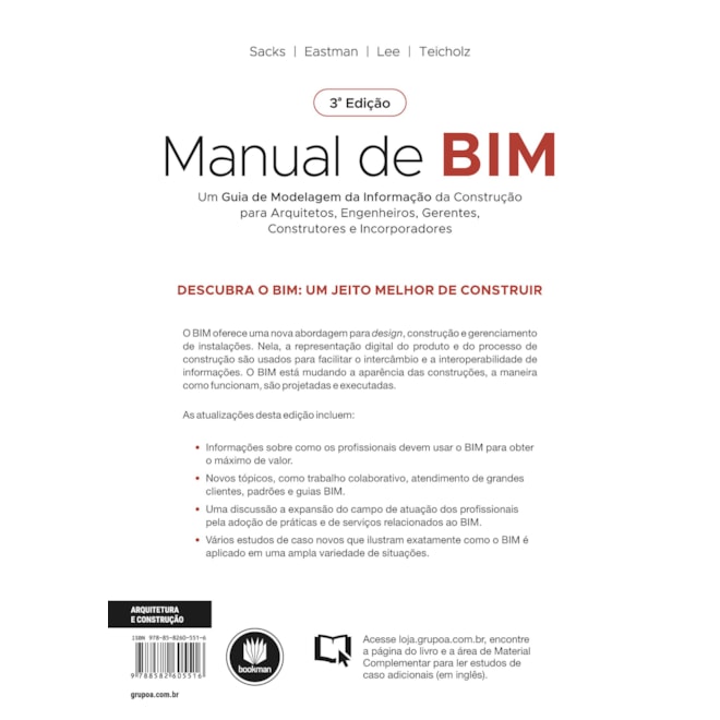 Livro - Manual de Bim 3ed. - Sacks, Rafael